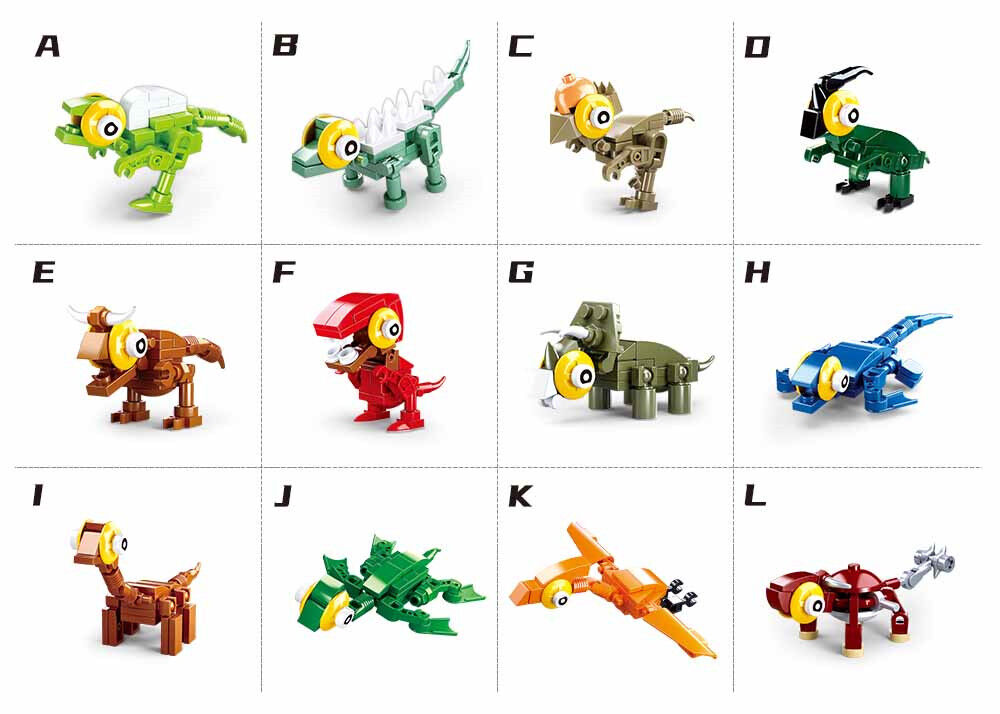 Sluban Vajíčka Qbricks M38-B0796 Dino 1ks | Dvědeti.cz | Dřevěné hračky ...